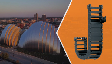 Energy Chains, polymer bearings, flexible cable, & linear slides