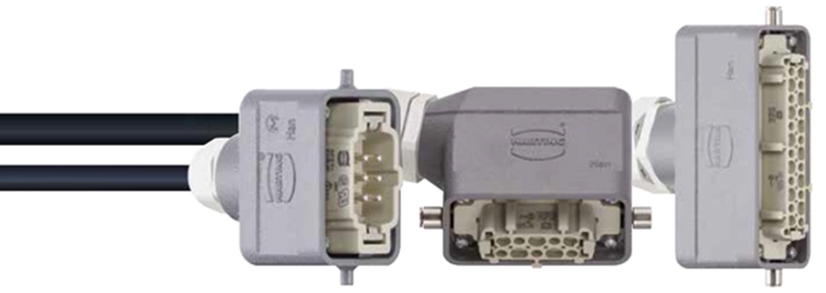 Control cables with original HARTING plug-type connectors
